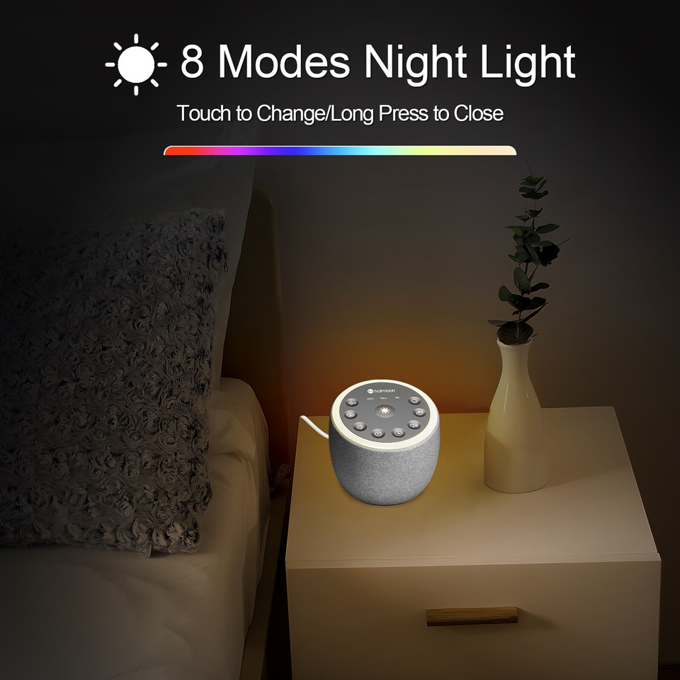 Cocoon White Noise Machine with 40 Sounds Sleep Sound Machine 8 ...