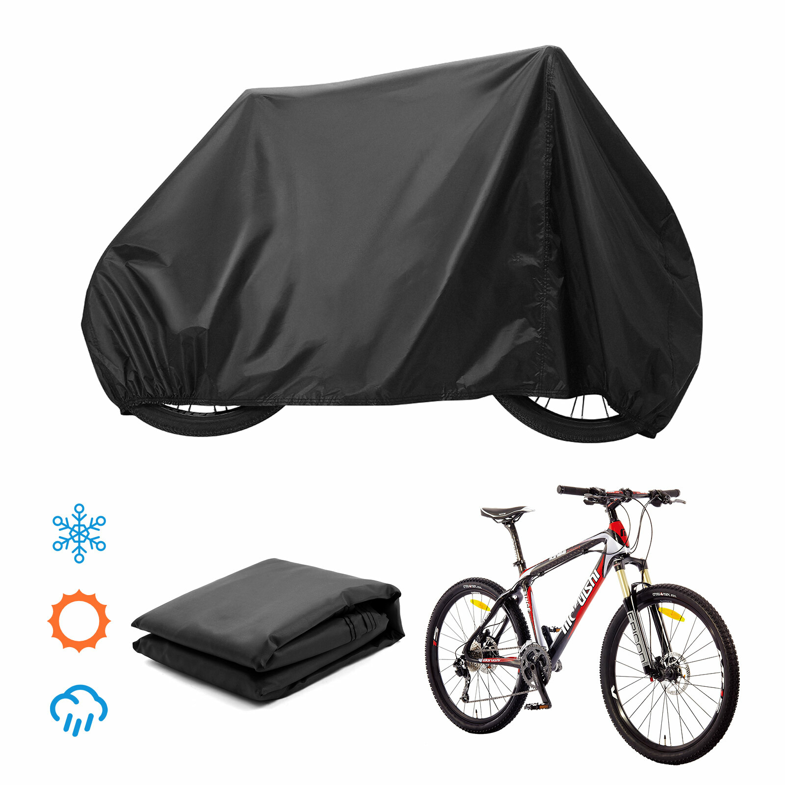 Waterproof Mountain Bike Bicycle Rain Cover Heavy Duty UV Dust Cycle ...