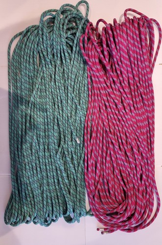 Climbing Alpine Mountaineering Ropes two Beal 1/2 ropes 8.6mm Golden ...