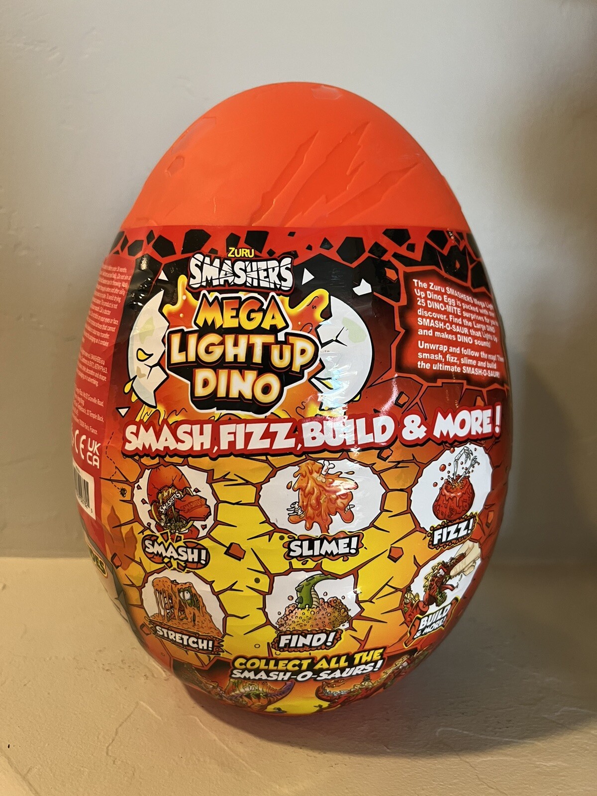 ZURU Smashers Series 4 Mega Light-Up Dino Surprise Egg for sale online ...