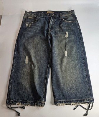 Vintage ZEEP Jorts Denim Shorts Size 38x22 | eBay
