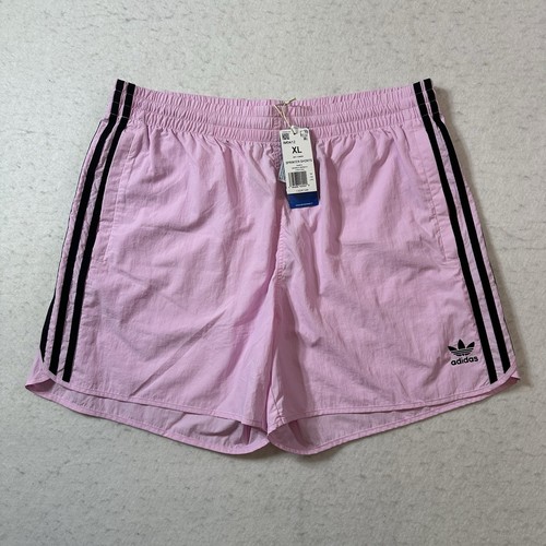 Adidas Trefoil Light Pink Black Running Athletic Sprinter Shorts Men’s ...