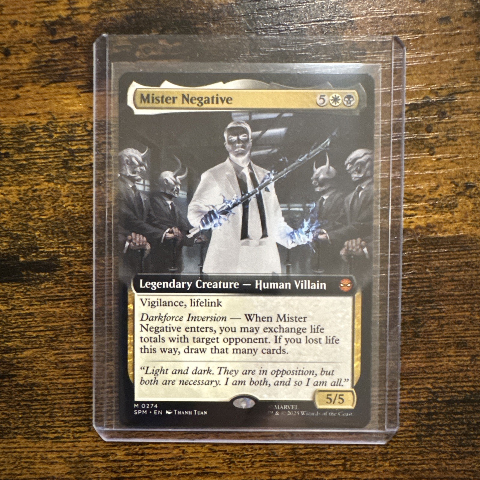 Mister Negative - Foil Extended Art M MTG Marvel's Spider-Man M/NM ...