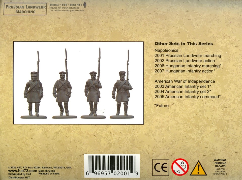 HaT Miniatures 28mm NAPOLEONIC PRUSSIAN LANDWEHR MARCHING Figure Set | eBay