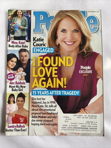2013 September 16 People Magazine Katie Couric Found Love Again Engaged ...