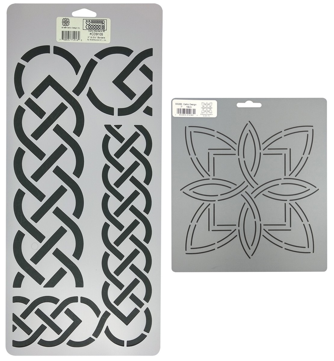 Celtic Border Stencil CELTIC STENCILS 3 Detailed Border FRAMES,