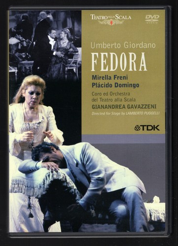 RARE DVD ★ Giordano : Fedora - Freni, Domingo, Gavazzeni ★ TDK Comme ...