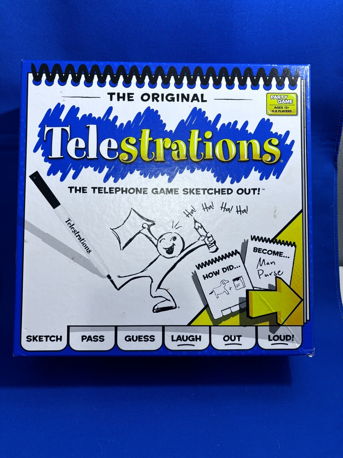 TELESTRATIONS The Telephone Party Game Sketched Out for 4 to 8 Players ...
