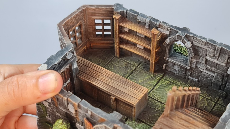 3d Printed Table Top Terrain Fantasy Vendor House DnD RPG Wargame Skirmish 28mm | eBay