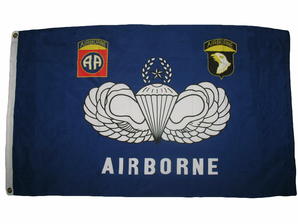 82nd Airborne Wings Flag 82nd Airborne Division 82 ABN Insignia Over