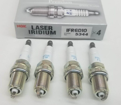 4-NGK Laser Iridium Long-Life Spark Plug Pre-Gapped MBZ & DODGE IFR6D10 ...