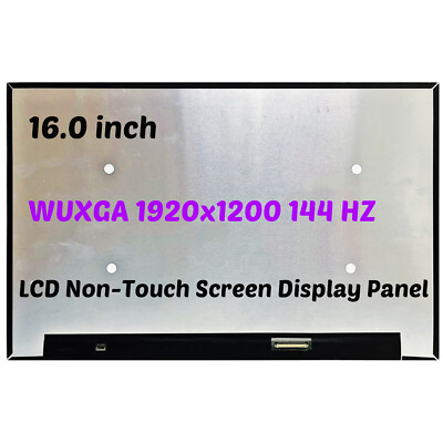 16" for N160JME-GTK LCD Non-Touch Screen Display Panel 1920x1200 144 Hz ...
