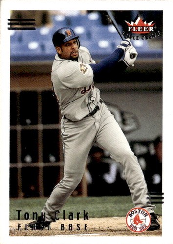 2002 Fleer Triple Crown Tony Clark 147 Boston Red Sox | eBay