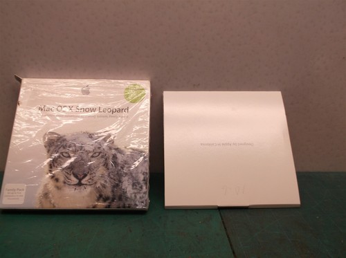 APPLE MAC OS X 10.6 SNOW LEOPARD MC223Z/A UPDATE IN BOX ON DVD DISC OSX ...