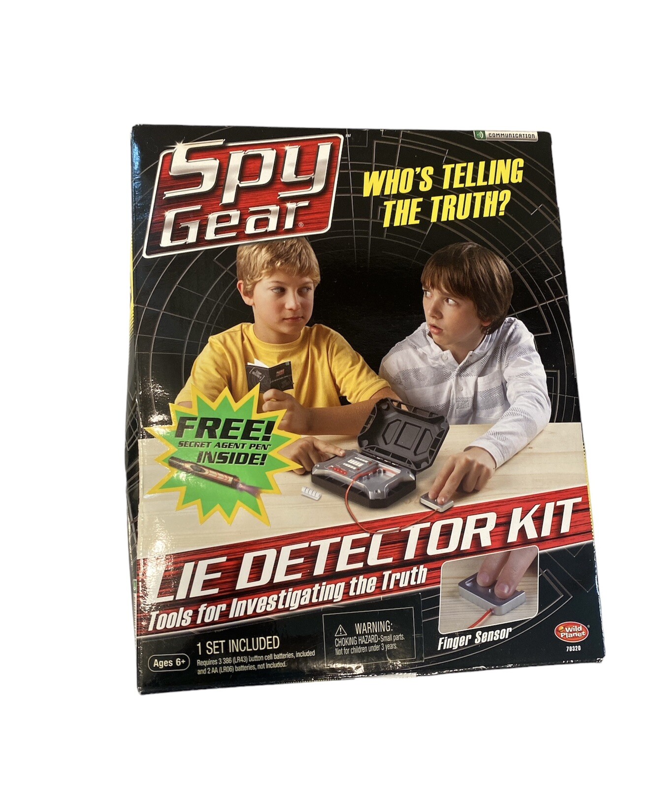 Spy Gear Lie Detector Kit Investigate Truth Secret Agent Toy Unopened ...