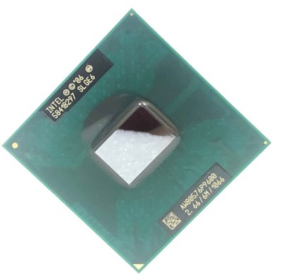 Intel Core 2 Duo P9600 CPU Dual-Core 2.66GHz 6M 1066MHz Socket P SLGE6 ...