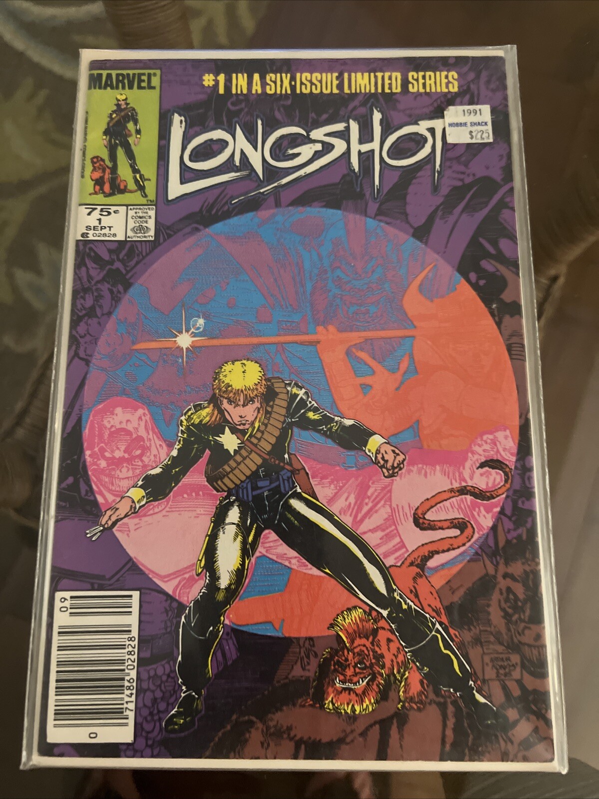 Longshot #1 (1985) 1st App. Arthur Adams Cover Newsstand Excellent ...