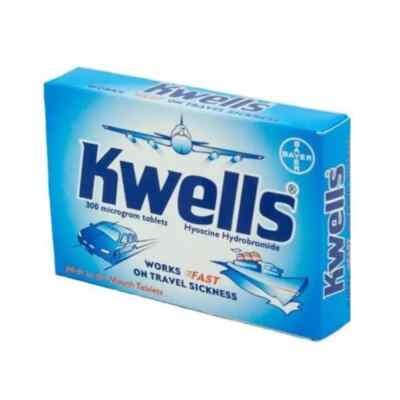 Kwells Nausea Travel Sickness 300mcg - 12 Tabs - (MAX 1 UNIT PER ...