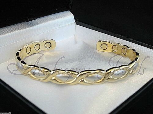 LADIES MAGNETIC COPPER TORQUE BANGLE/BRACELET/HEALTH ARTHRITIS PAIN ...