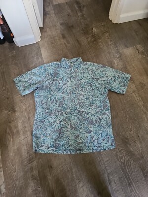 Reyn Spooner clsssic reverse green aloha hawaii island pullover ...
