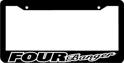 FOUR BANGER lowered jdm low slow License Plate Frame | eBay