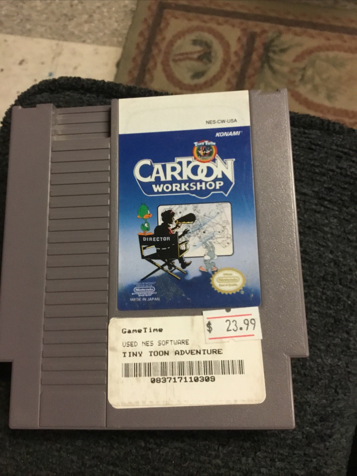 Tiny Toon Adventures: Cartoon Workshop (Nintendo NES, 1992) Cartridge ...