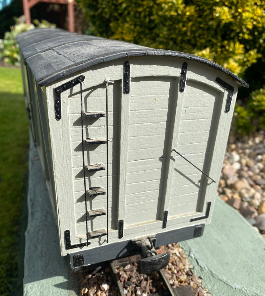 Scratch built 16mm scale SM32 Garden Railway bogie box van | eBay UK