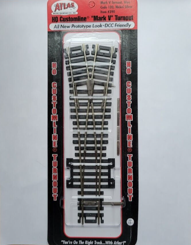 Atlas 0390 HO Code 100 Nickel Silver Mark V Custom-Line WYE Switch ...