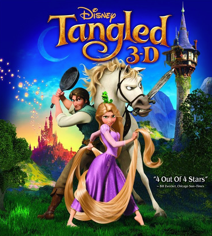 NEW TANGLED 3D (2010) - Blu-ray disc only in clear plastic envelope / no case | eBay Australia