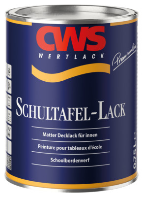CWS Wertlack Schultafel-Lack 0,75 Liter schwarz | eBay.de