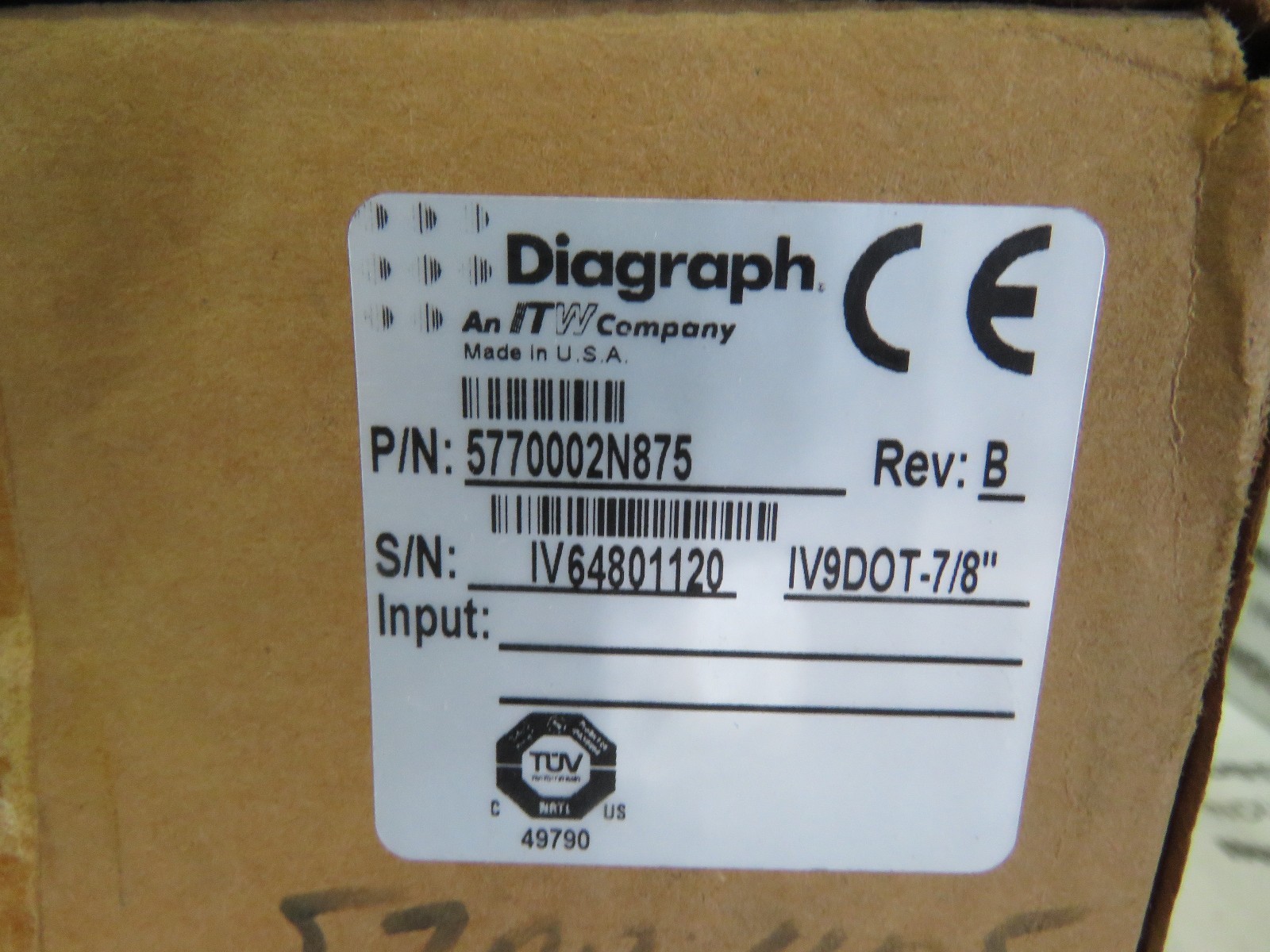 ITW DIAGRAPH IJ 3000 LARGE CHARACTER INK JET PRINTER NEW | eBay