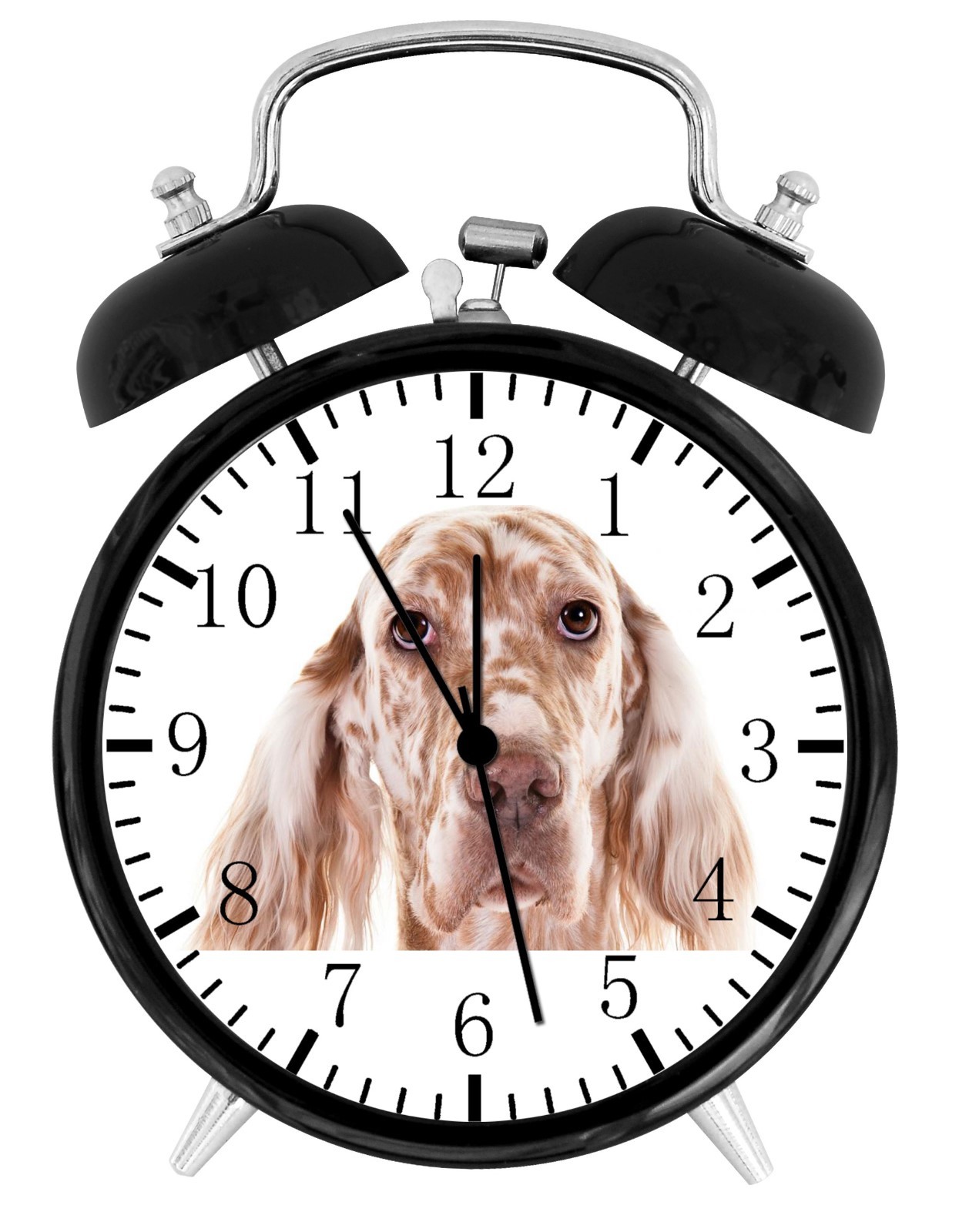 English Setter Dog Alarm Desk Clock Home or Office Decor F96 Nice Gift ...