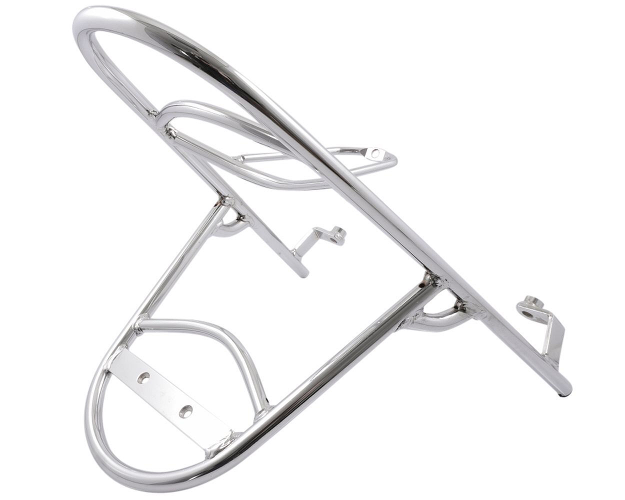 Porter sissy bar chromé convient Sym Allo | eBay