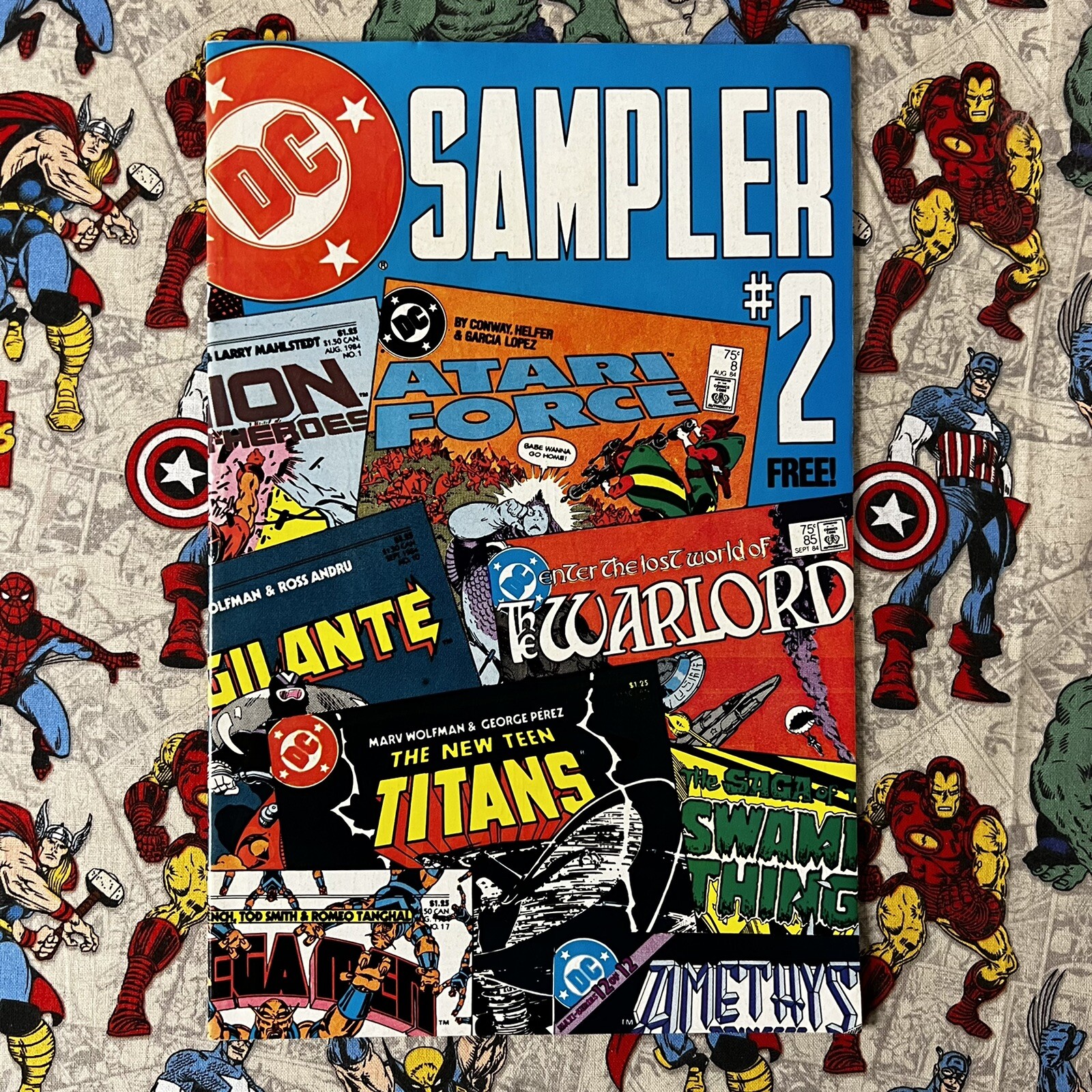 DC Sampler #1 2 3 1984 1st Cameo App. John Constantine Hellblazer Lot ...