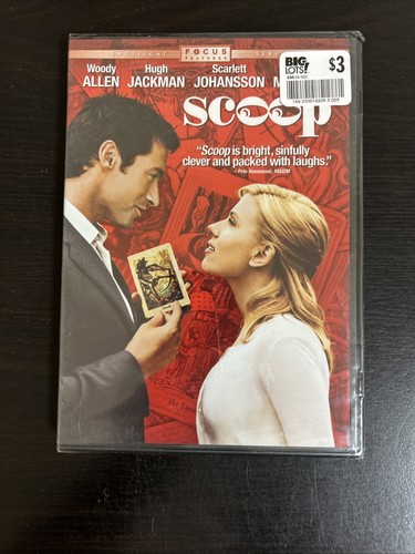 Scoop (DVD, 2006) Woody Allen Hugh Jackman Scarlett Johansson Sealed ...