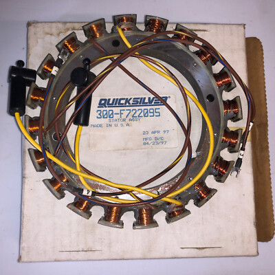 300-F722095 NEW GENUINE OEM MERCURY CHRYSLER FORCE OUTBOARD STATOR ASSY ...