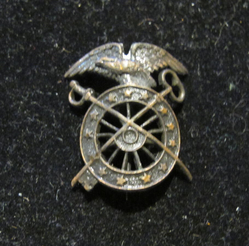 ORIGINAL WW1 ERA U S ARMY QUARTERMASTER PIN BACK COLLAR / HAT BADGE | eBay