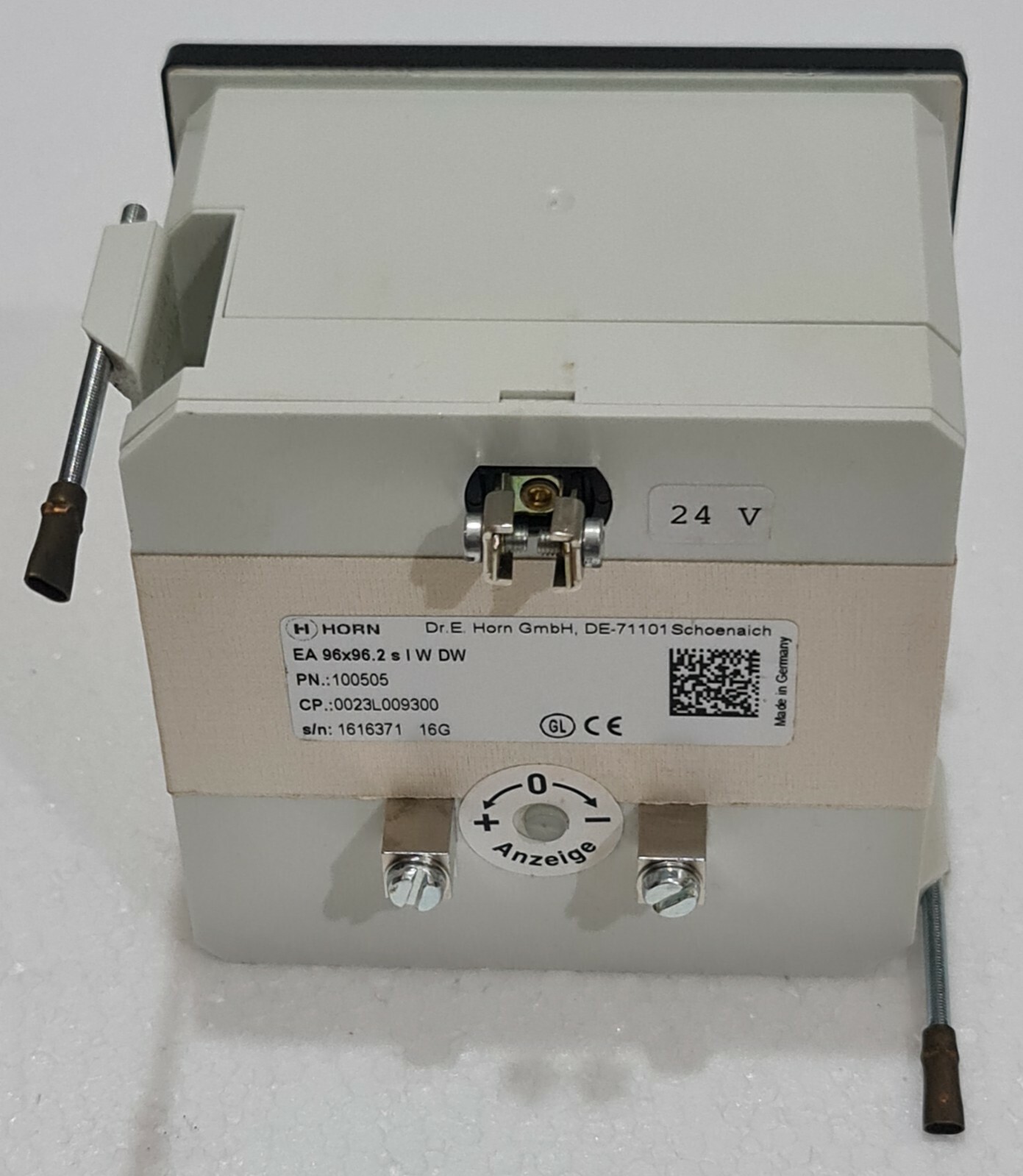 Dr.E. HORN GmbH / WARTSILA EA 96x96.2 s I W DW TACHOMETER P/N:100505 | eBay