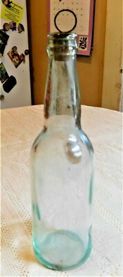 ANTIQUE 1890's WILLIAM FRANZEN & SON GLASS BEER BOTTLE WITH CORK ...