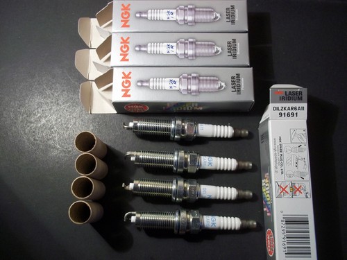4 NGK 91691 Laser Iridium Spark-Plugs for Nissan Juke 1.6 June 2010 ...