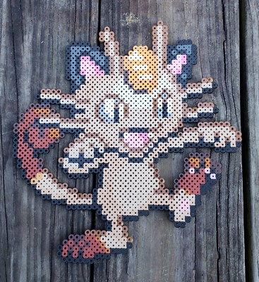 Meowth Pokémon Pixel Art Perler Bead Art | eBay