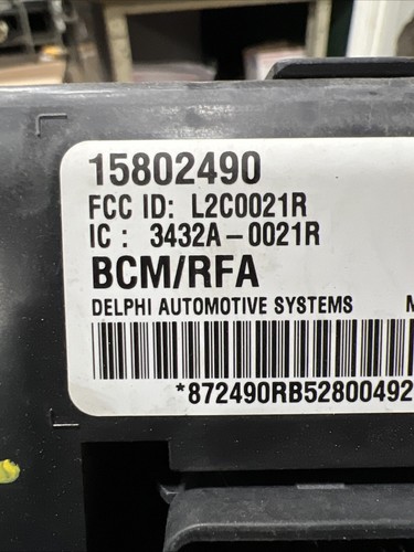 2005-06 Chevy Colorado GMC Canyon Hummer H3 BCM Body Control Module ...