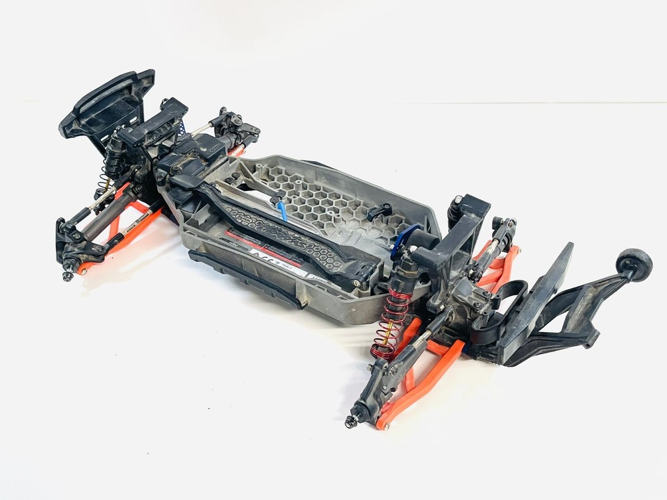 Traxxas Hoss 4x4 Roller Slider 1/10 Chassis Rc Truck With Upgrades | eBay