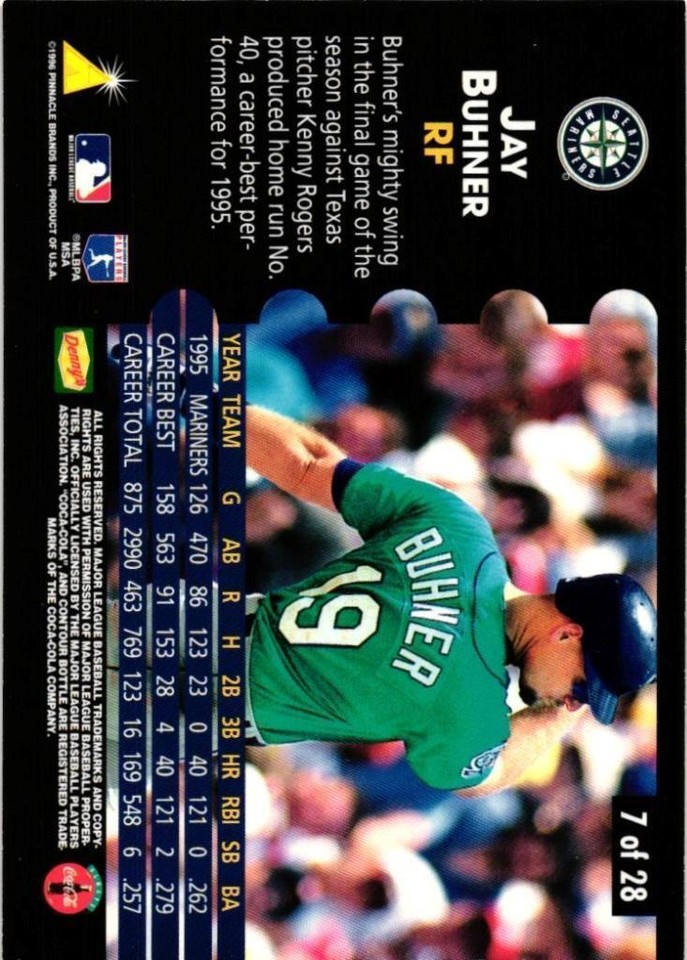 JAY BUHNER Card #7 FREE SHIPPING B10R3S20P5 | eBay