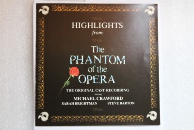 Phantom of the Opera (Highlights from the Original Cast Recording) CD ...