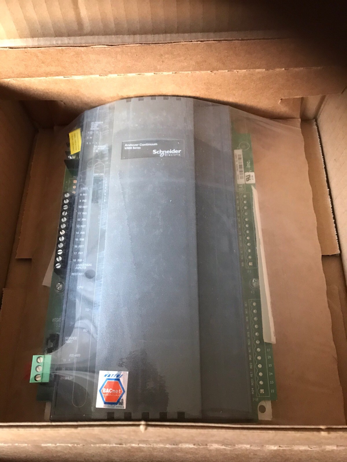 B3608 Bacnet Controller b3600 Series Andover Controls Schneider #1141 ...