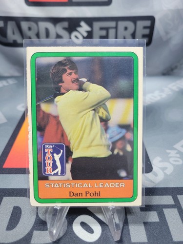 1981 DONRUSS PGA GOLF DAN POHL ROOKIE STATISTICAL LEADER CARD DRIVING ...