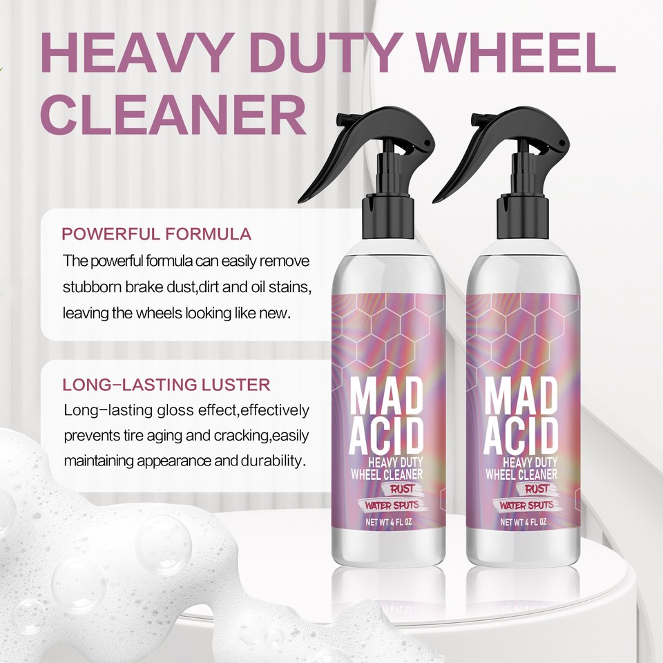 MAD Acid - Heavy Duty Wheel Cleaner Light Acid Formula 4oz for Car | eBay