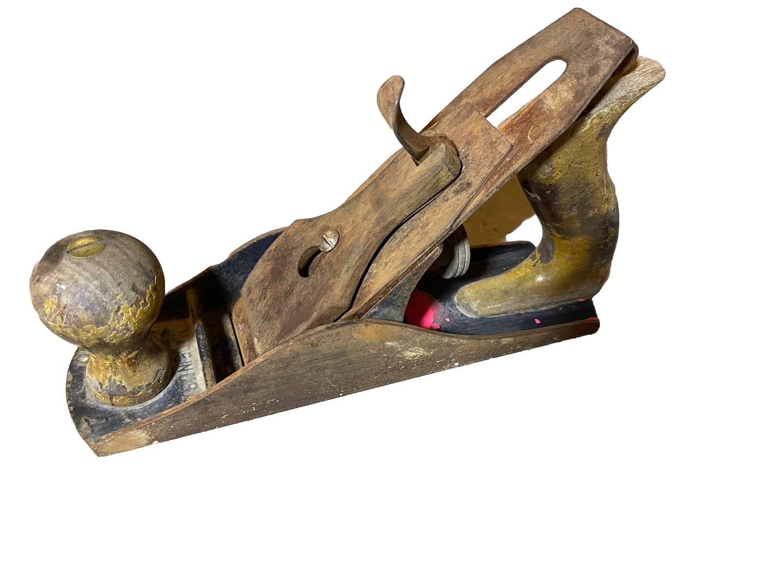 Antique Vintage Jointer Plane Rusty about 9 inches long Hibbard wood ...