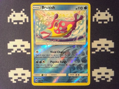 Bruxish 48/149 Sun & Moon Base Set Reverse Holo Rare Pokemon #SMB | eBay